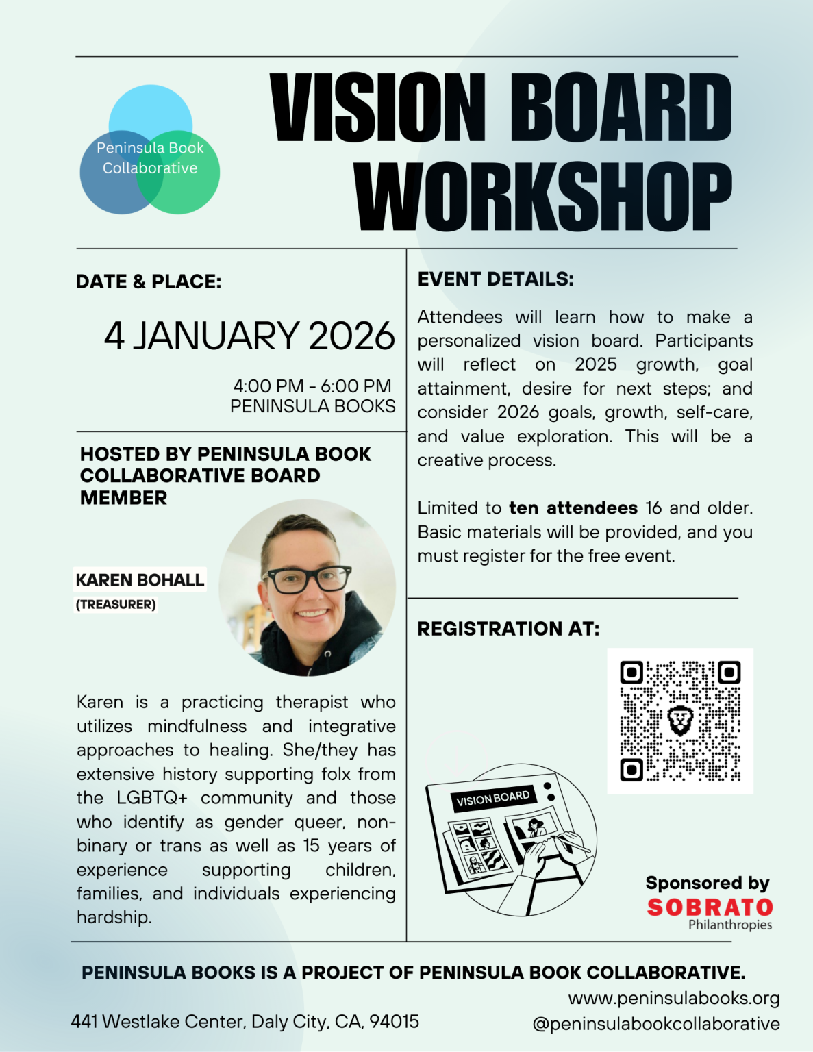 Vision Board Workshop 2026 - Peninsula Book Collaborative