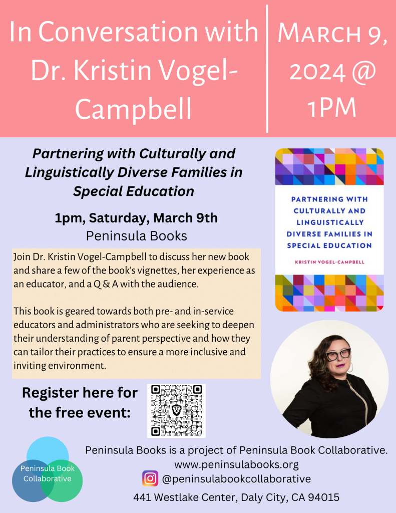 Events from March 9 – October 5, 2023 – Peninsula Book Collaborative