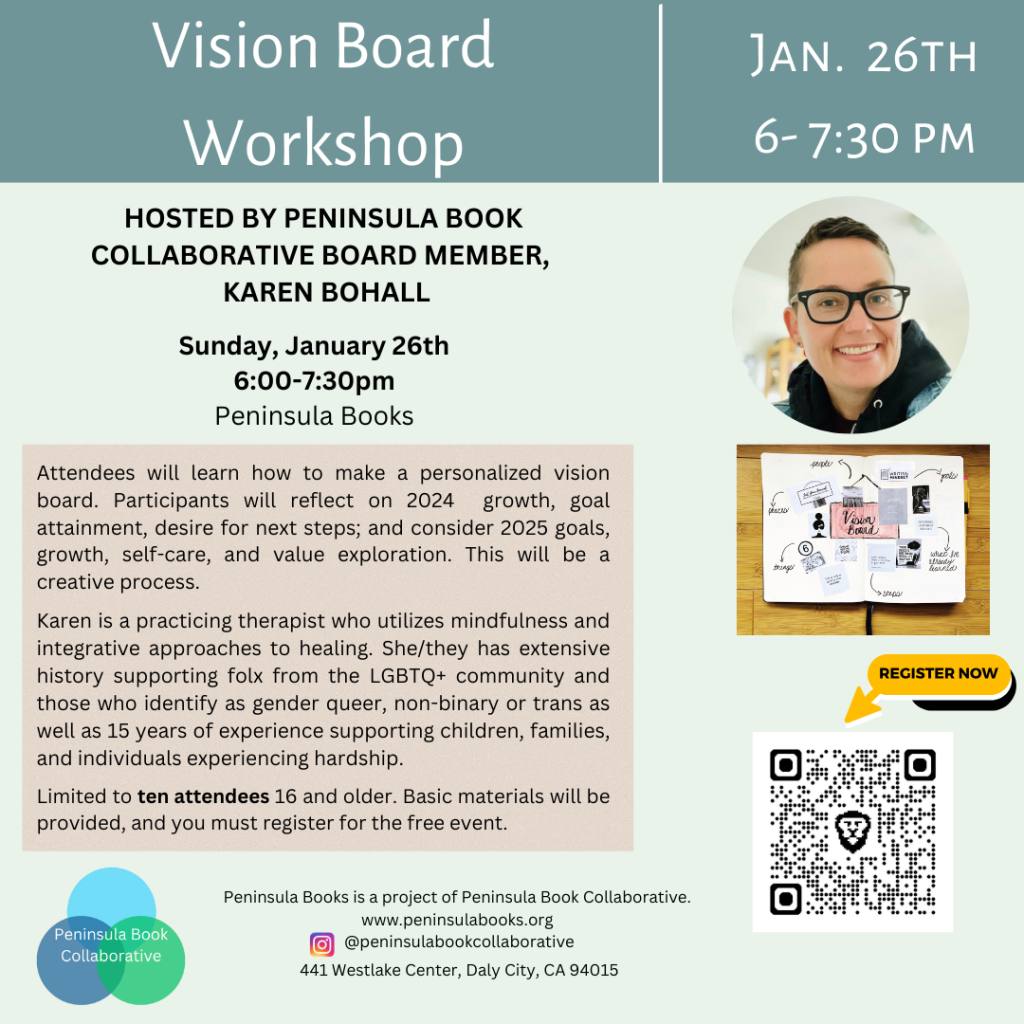 Vision Board 2025 - Peninsula Book Collaborative